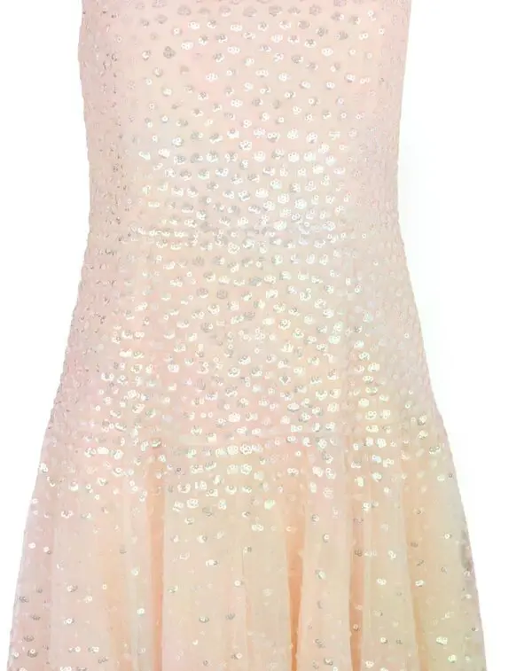 NEEDLE & THREAD Sequin-embellished Gown - Pink