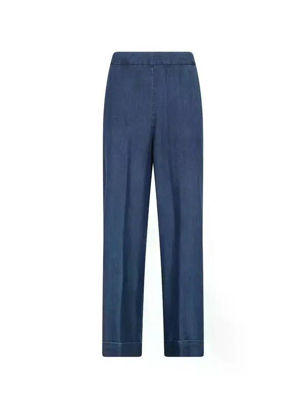 KILTIE Pressed-crease Straight Trousers