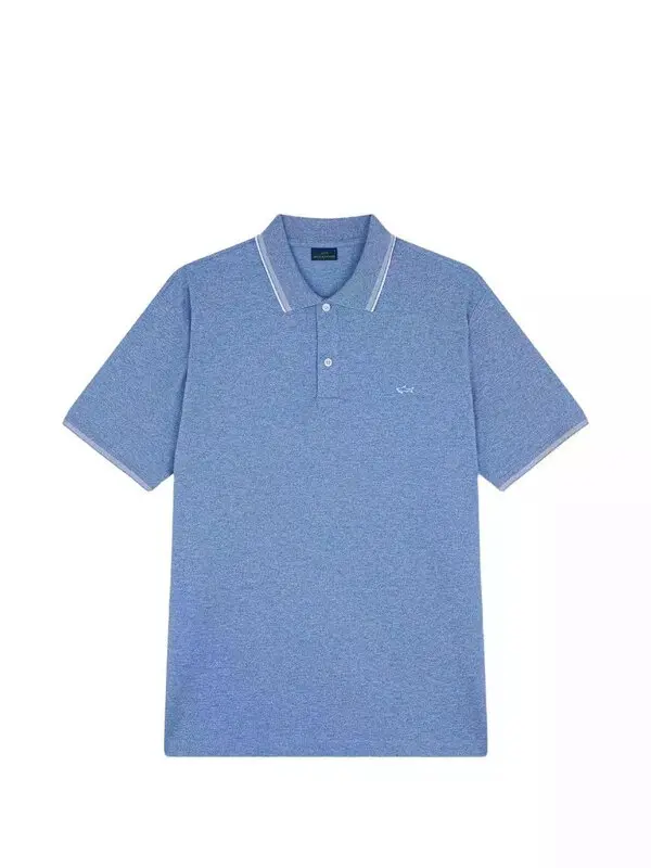 Paul & Shark Logo-appliqué Trimmed Polo Shirt
