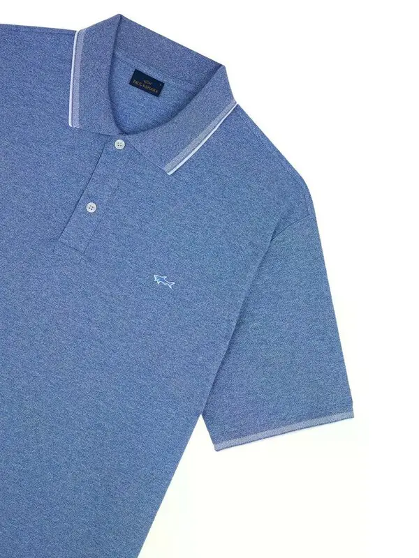 Paul & Shark Logo-appliqué Trimmed Polo Shirt