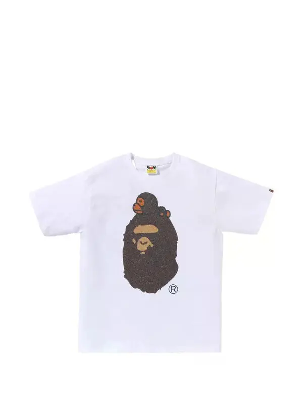 A BATHING APE Beads Milo T-shirt - White