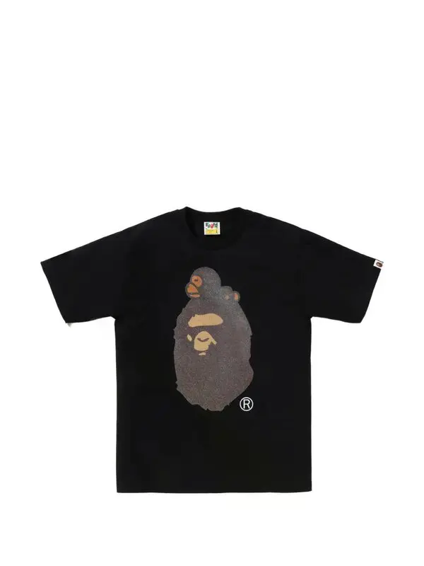 A BATHING APE Beads Milo T-shirt - Black