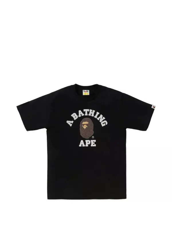 A BATHING APE Ape Head Glitter T-shirt - Black