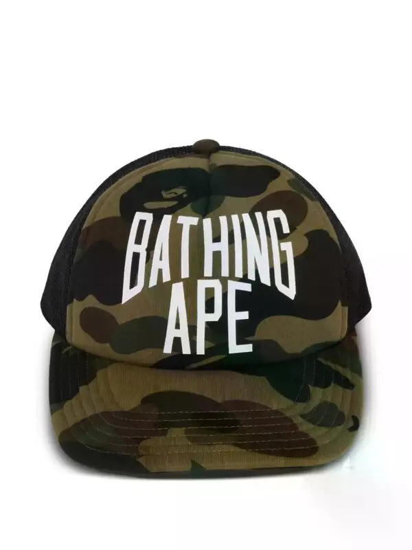 A BATHING APE 1st Camo Baseball Cap - Green