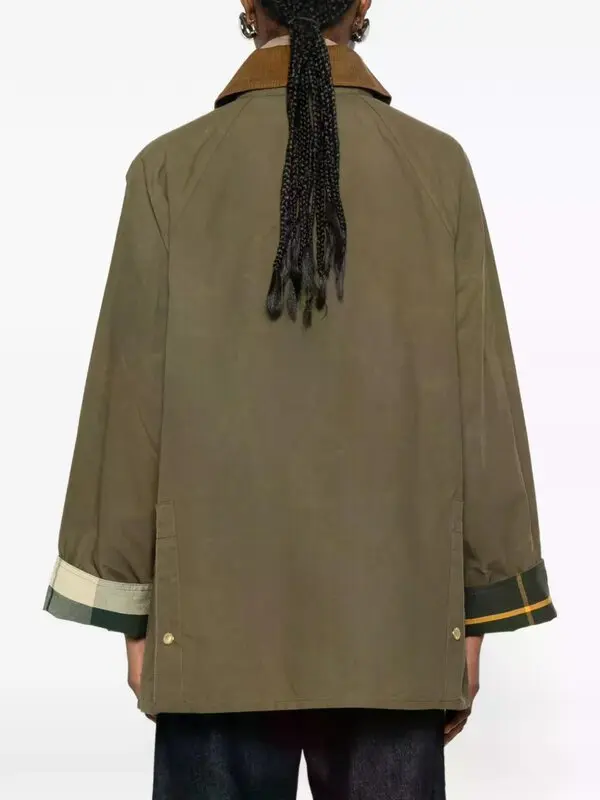 Barbour Corduroy-collar Jacket - Green