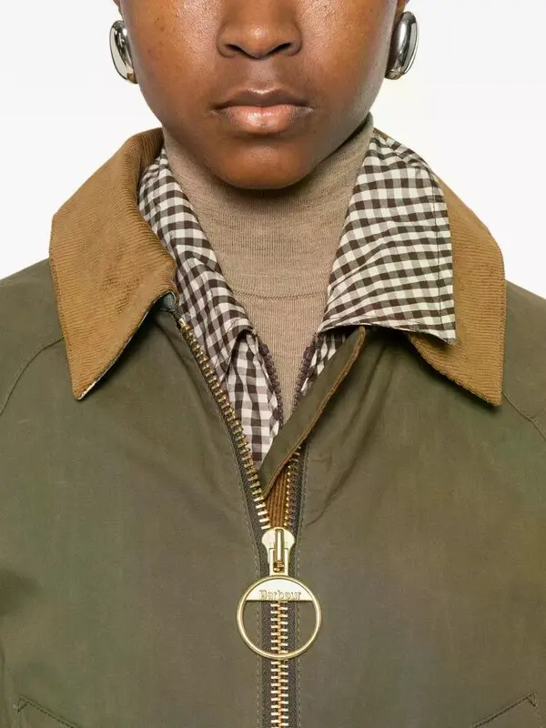 Barbour Corduroy-collar Jacket - Green