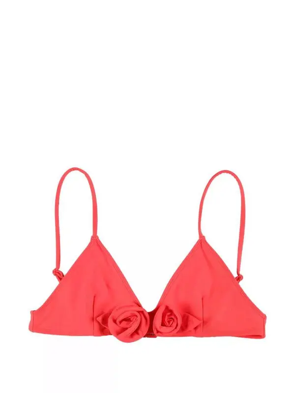 Coperni Flower Bikini Top - Red