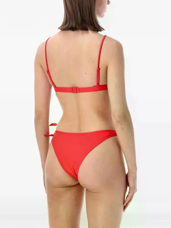 Coperni Flower Bikini Top - Red