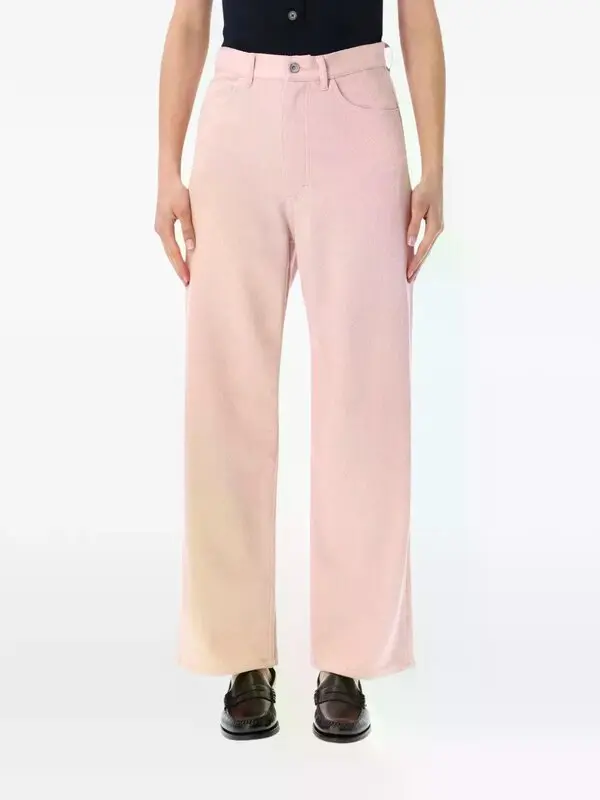 Auralee Belt-loops Jeans - Pink