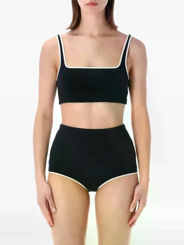 Auralee Contrast-trim Bikini