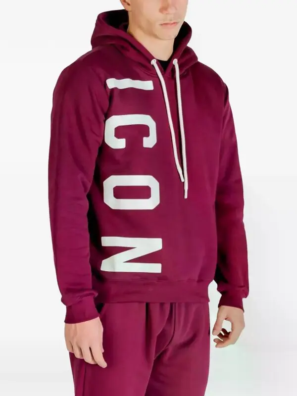 ICON BRAND Logo-print Hoodie