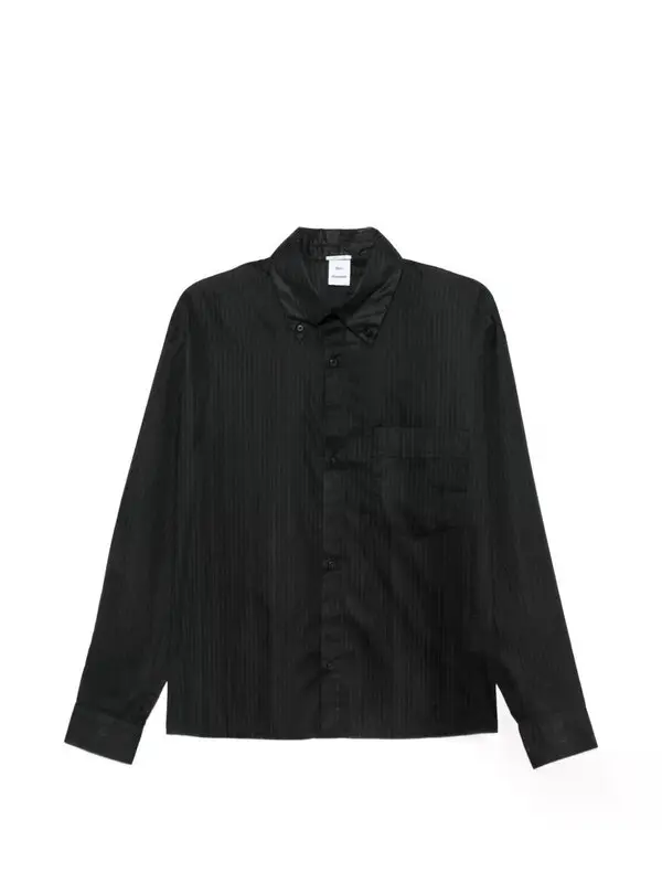 WON HUNDRED Maza Striped Shirt - Black