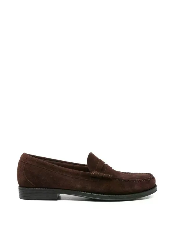 G.H.BASS Easy Weejuns Larson Suede Loafers - Brown
