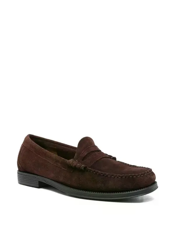 G.H.BASS Easy Weejuns Larson Suede Loafers - Brown