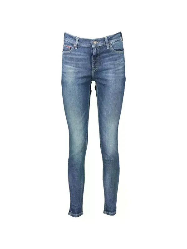 Tommy Hilfiger Faded Skinny-whiskered Skinny Jeans - Blue