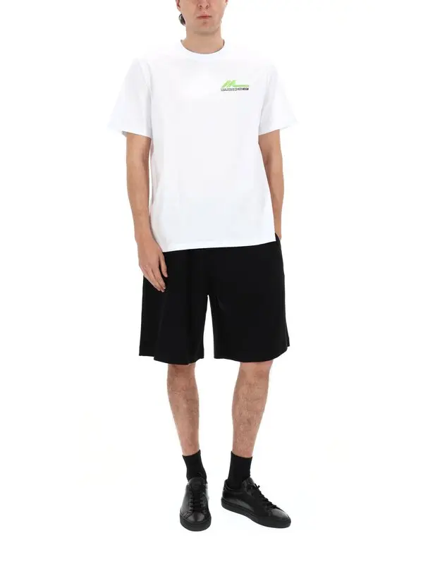 MSGM Shorts With Logo - Black