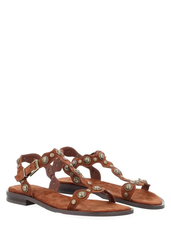 Ash Phanny Sandals - Brown