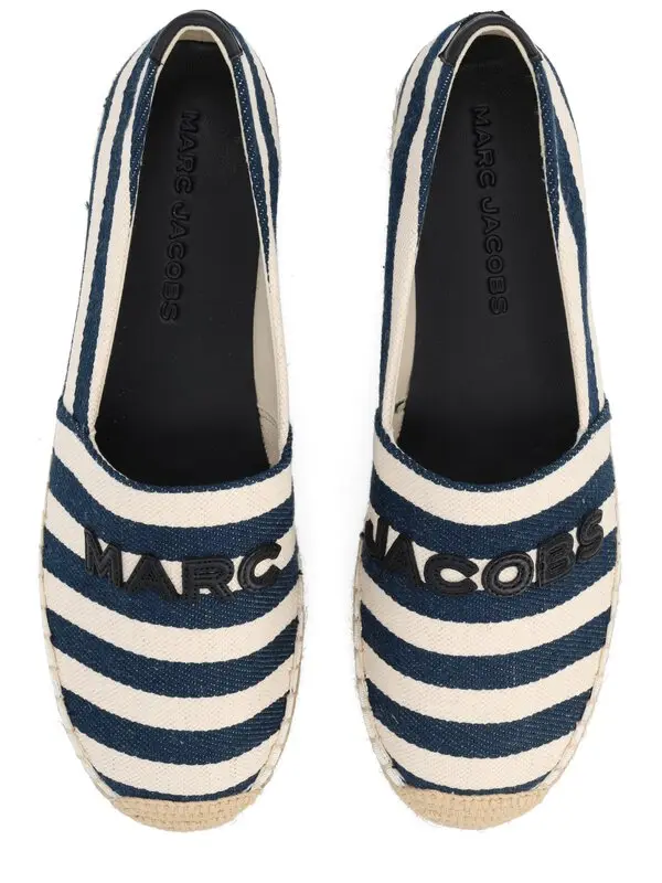 Marc Jacobs Striped Canvas Espadrilles - Multicolour