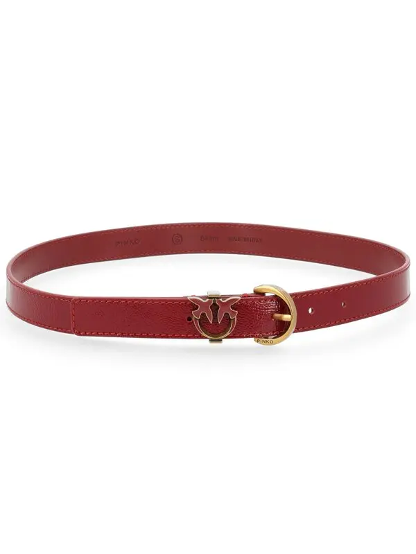 Pinko Belt With Logo - Red