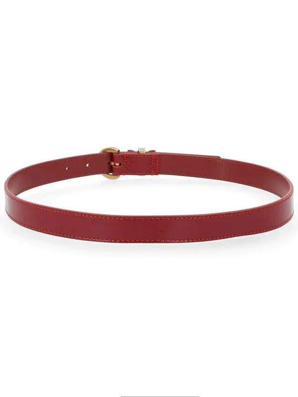 Pinko Belt With Logo - Red