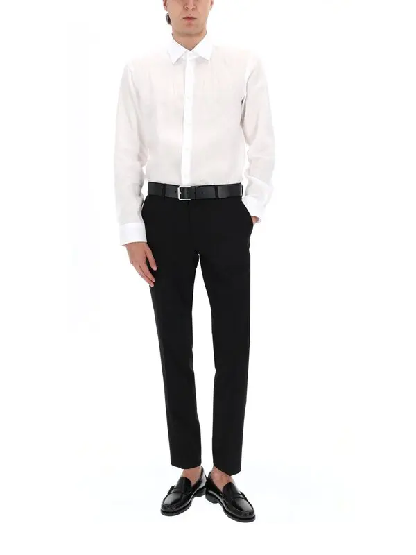 BOSS Camicia In Lino - White