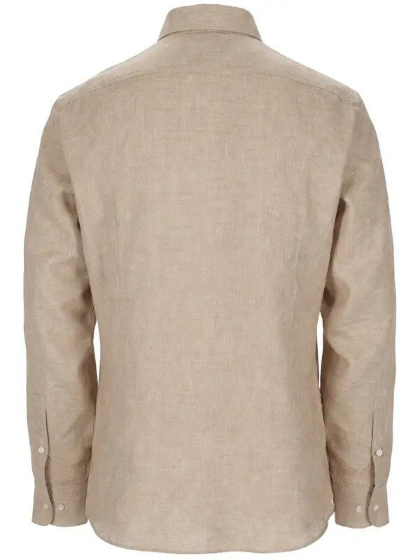 BOSS Camicia In Lino - Beige