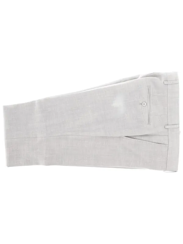 BOSS Two-piece Suit With Micro Pattern - Grey