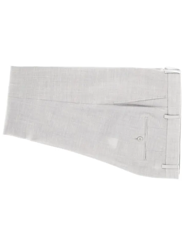 BOSS Two-piece Suit With Micro Pattern - Grey