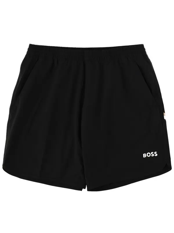 BOSS Shorts With Logo - Black