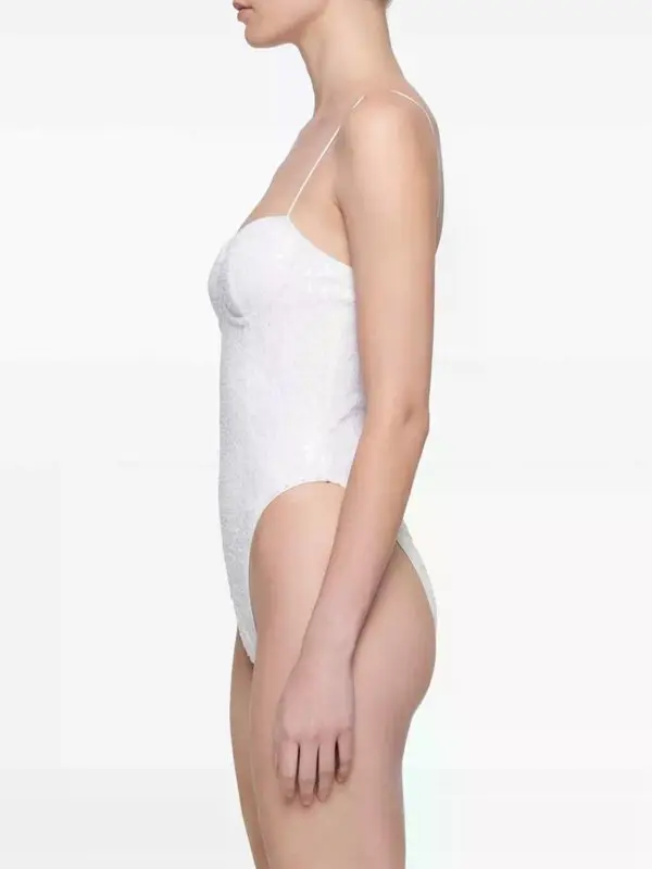 Oseree Sequin-embellished Underwired Swimsuit