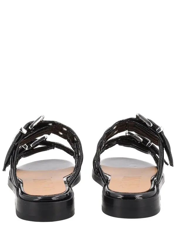 GANNI Buckled Sandals - Black