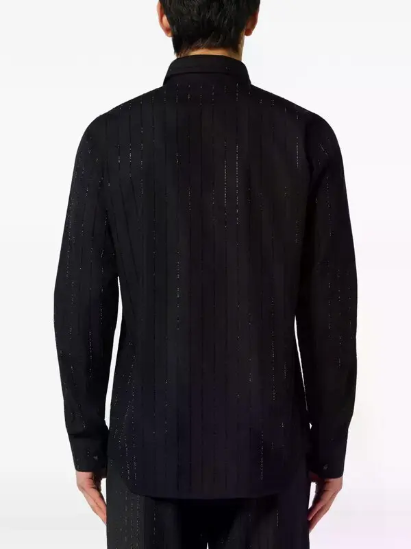 Philipp Plein Stripes Stones Shirt