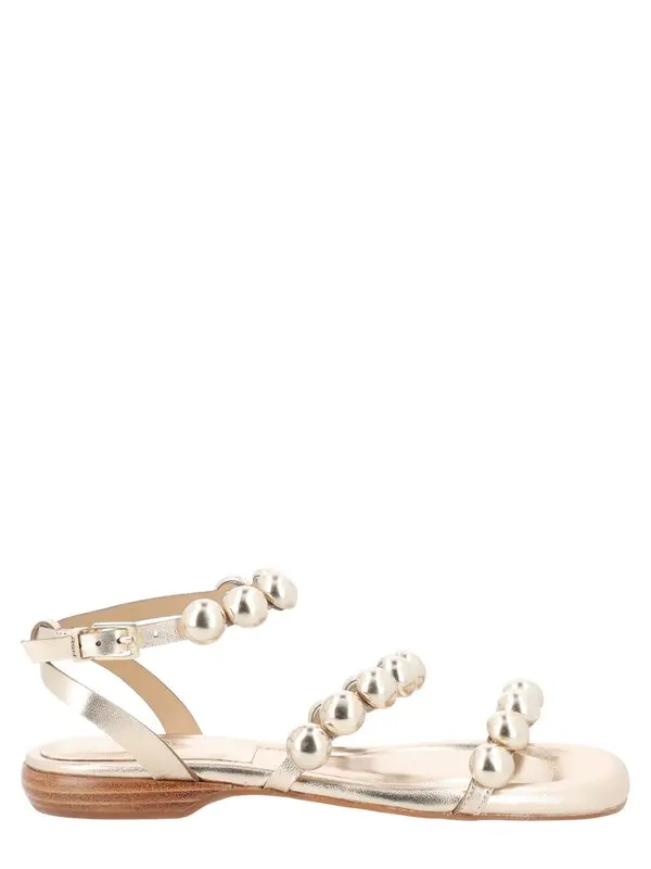 Ash Regy Flat Sandals - Gold