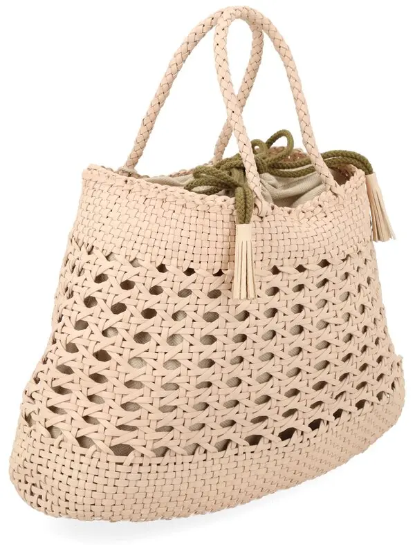 Dragon Diffusion Santa Cano Tote - Beige