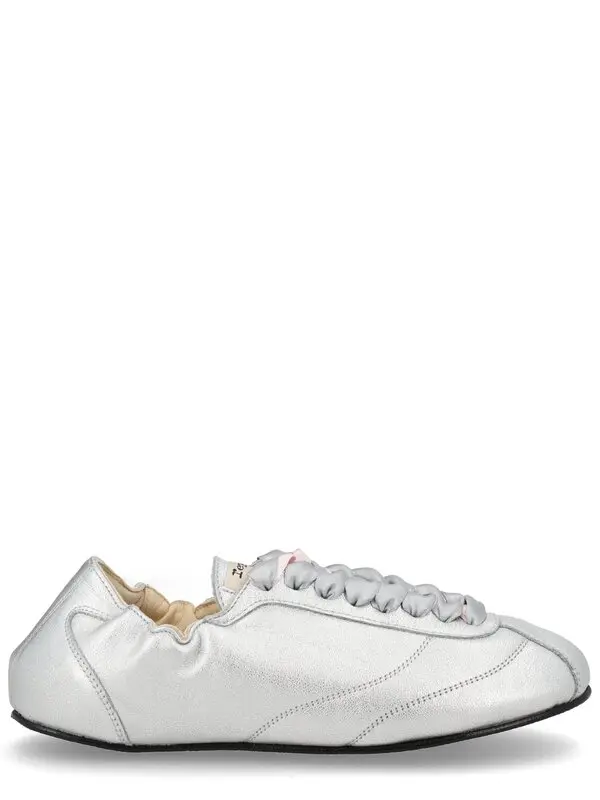 Repetto Tennis Silk Sneaker - Silver