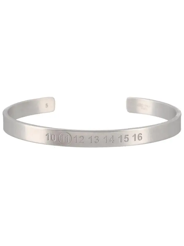 MAISON MARGIELA Number Reference Bracelet - Silver