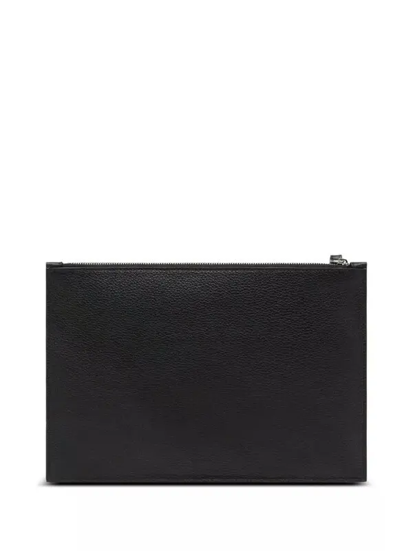 MAISON MARGIELA Buckled Leather Clutch Bag