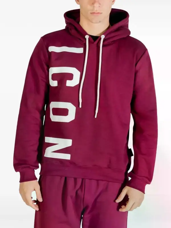 ICON BRAND Logo-print Hoodie