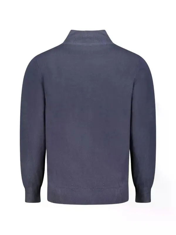 NORTH SAILS Zip-up Logo Patch Sweatshirt