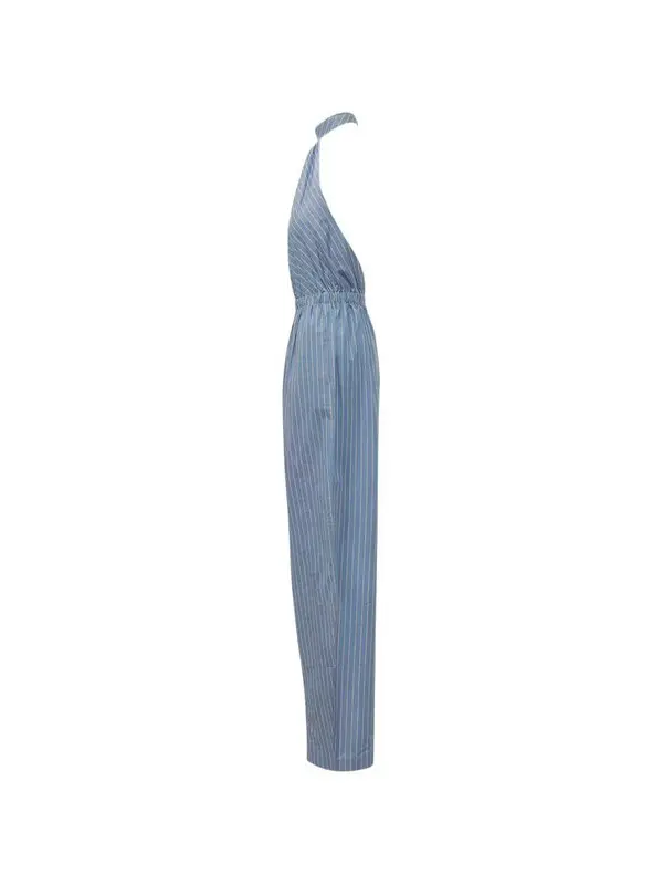 Andamane Striped Jumpsuit - Blue