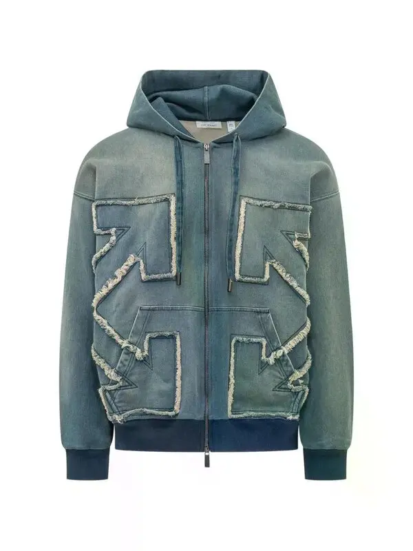 Off-White Arrows Distressed Hoodie