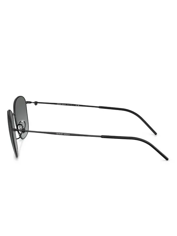 Giorgio Armani Square Frame Sunglasses - Black