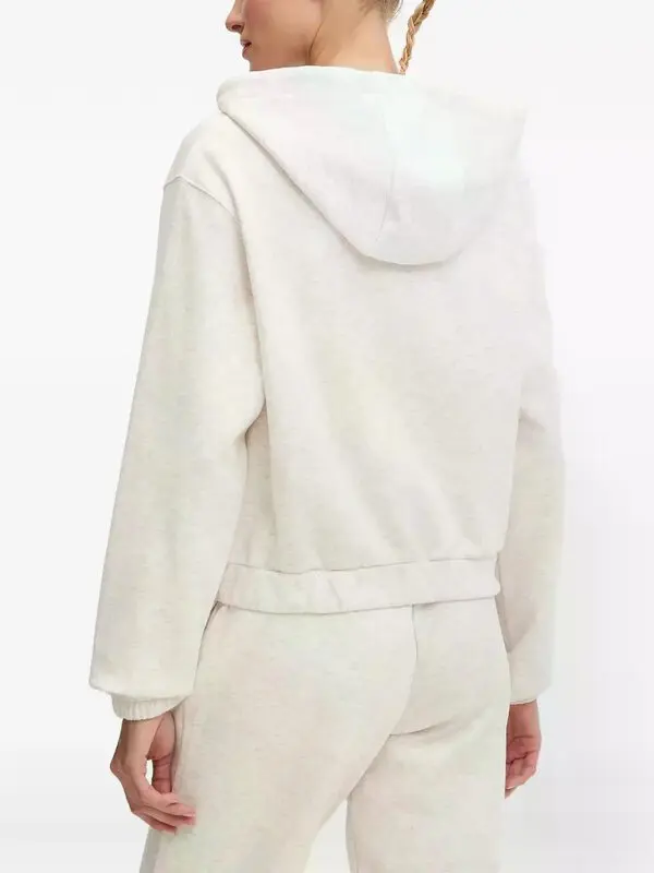 Guess Zip-up Hoodie With Drawstring Hood