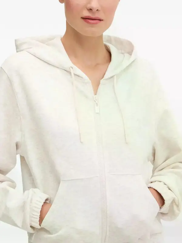 Guess Zip-up Hoodie With Drawstring Hood