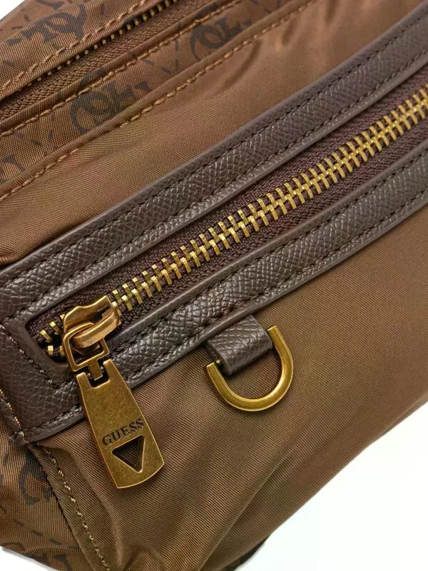 Guess Berlin Monogram Belt Bag - Brown