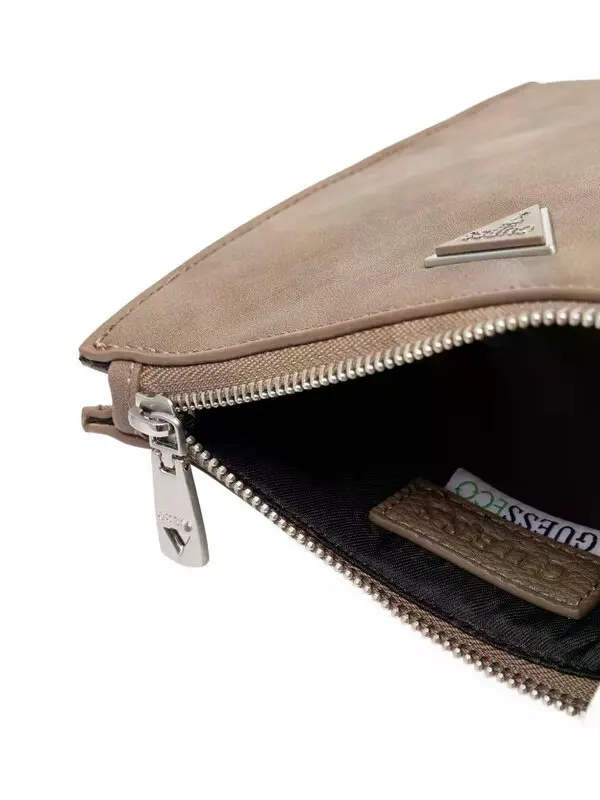 Guess Torino Logo-plaque Messenger Bag - Neutrals