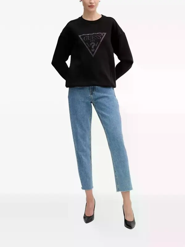 Guess Embellished-logo Sweatshirt