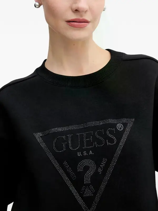 Guess Embellished-logo Sweatshirt