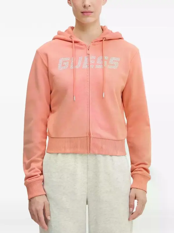 Guess Logo-embellished Sweatshirt - Orange