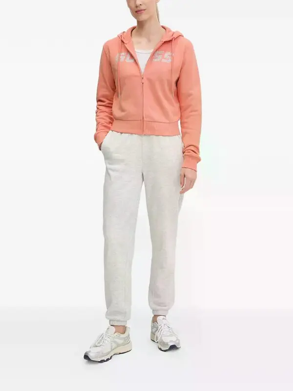 Guess Logo-embellished Hoodie - Orange